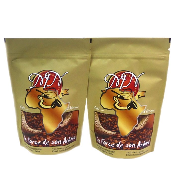 Custom Resealable Coffee Bean Stand Up Pouches Tea Bag Edible Food Dry ...