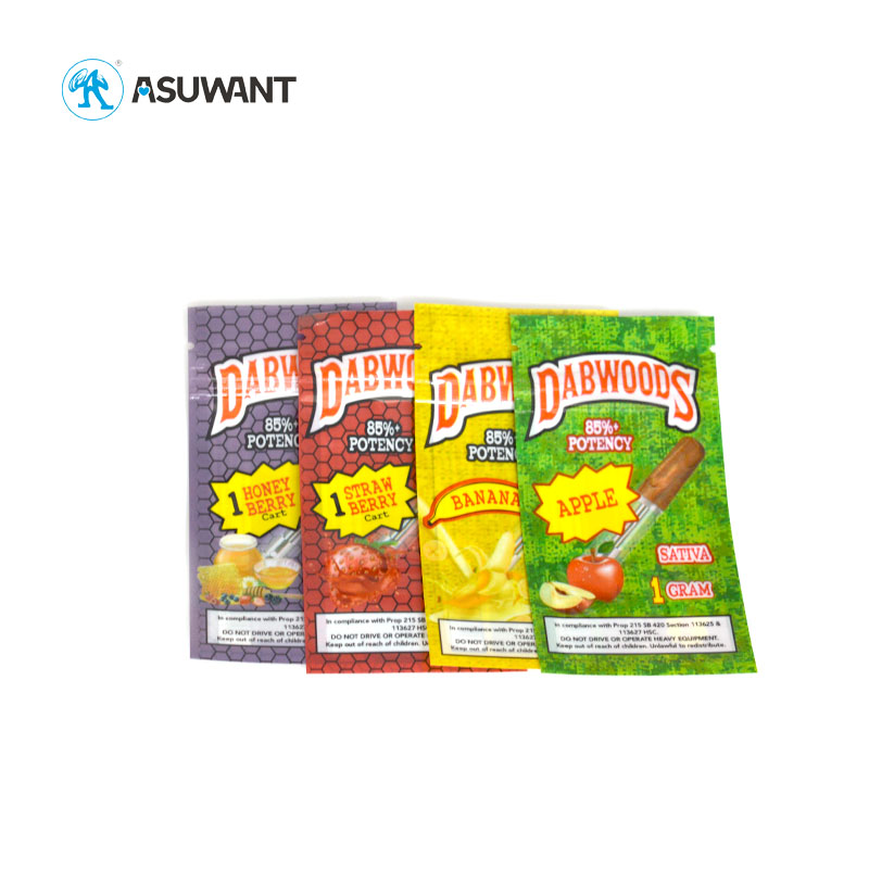 Snack Gummies Bear Weed Food Packaging Bag Three Sides Sealing Bags ...